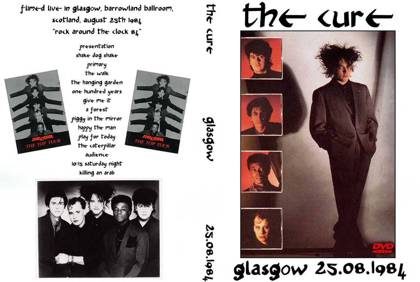 T.U.B.E.: The Cure - 1984-08-25 - Glasgow, Scotland (DVDfull pro-shot)