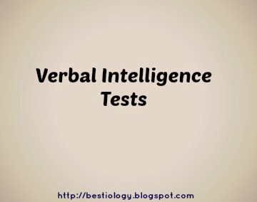 Verbal Intelligence Tests | BestiOlogy