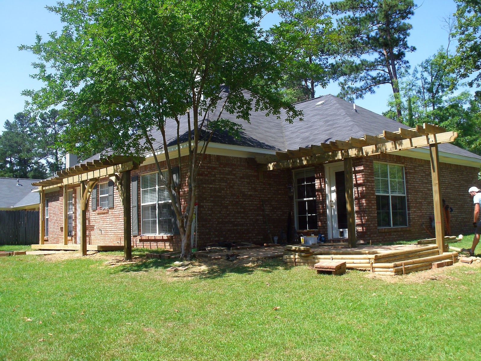 d+p design build: Backyard Wood Structures