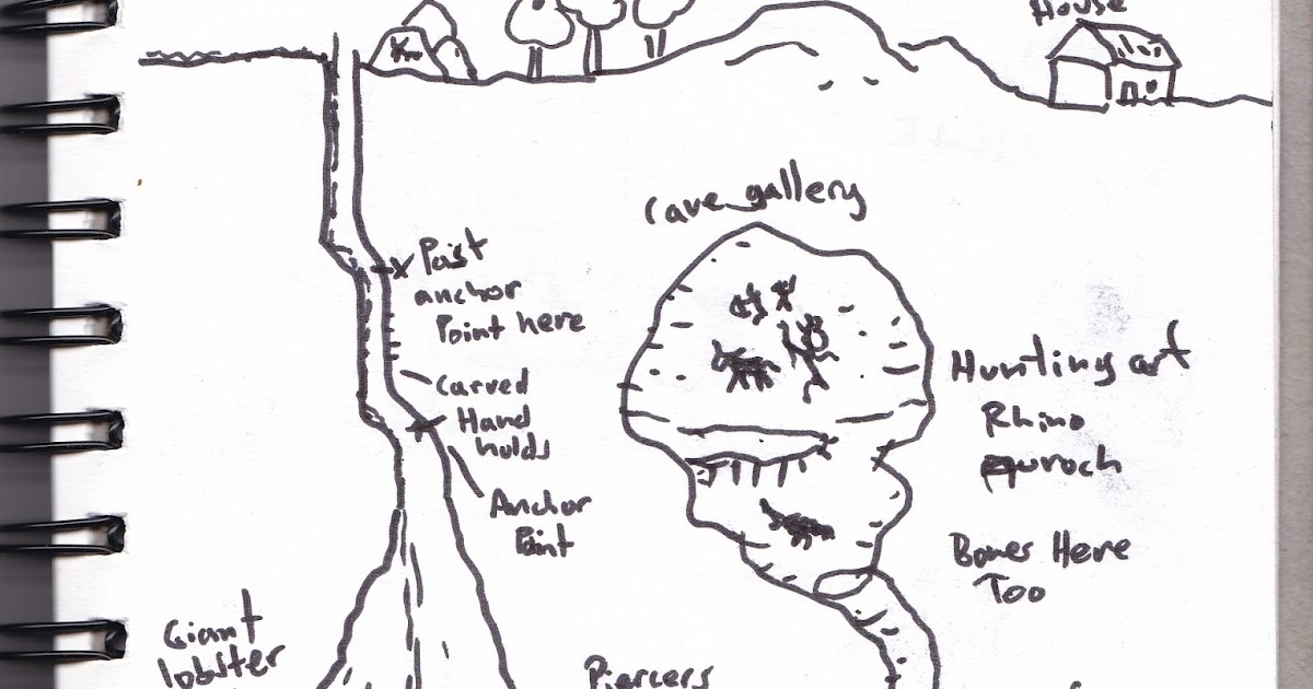 Elfmaids & Octopi: Friday Fast Map: Ogre mother Cave