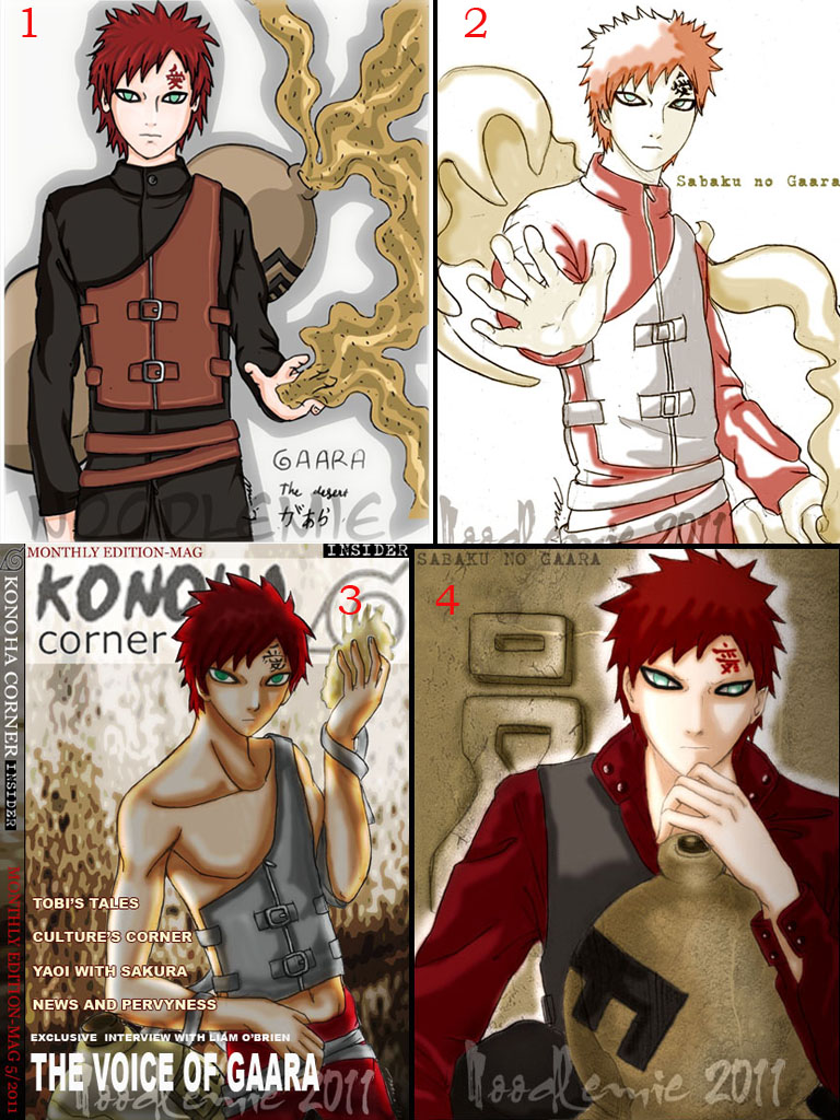 my little sekai: gaara the sand/sabaku no gaara