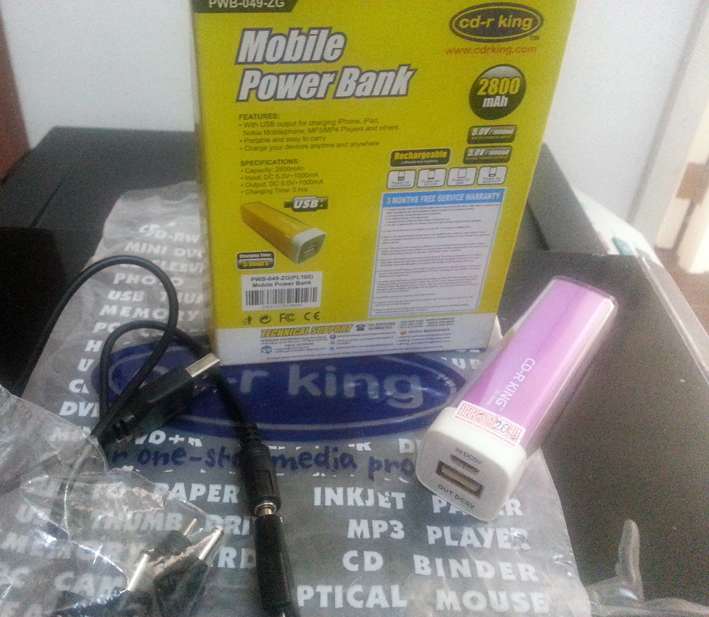 Gadgets & Games Philippines: CD-R King Mobile Power Bank PWB-049-ZG ...