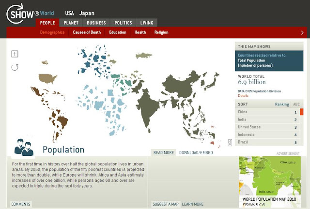 LINGUAGEM GEOGRÁFICA: ANAMORFOSES DOS MAPAS
