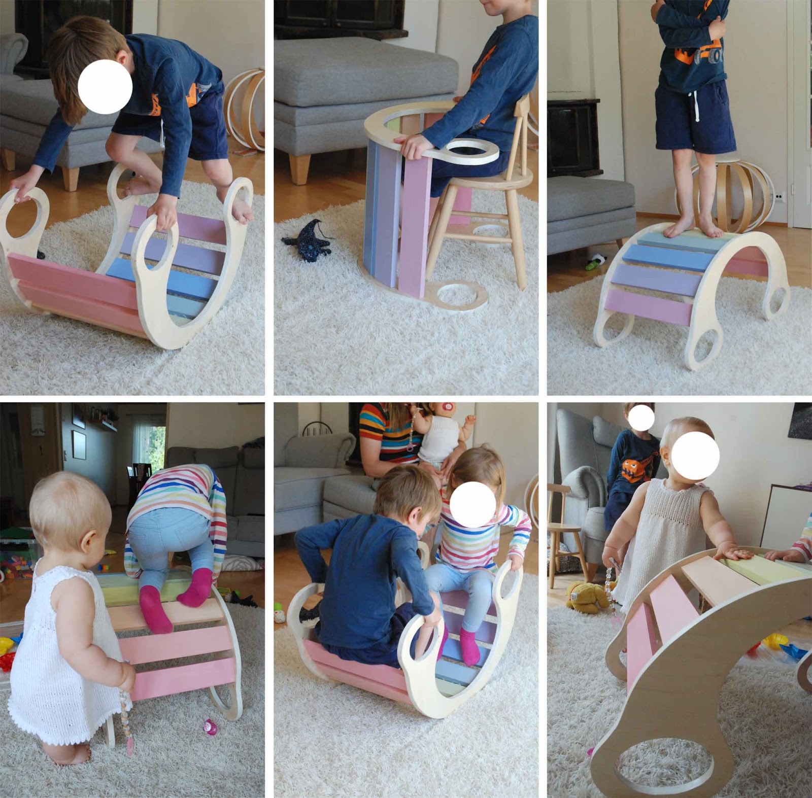 Päikkärit: Sateenkaarikeinu (Rainbow rocker) in action