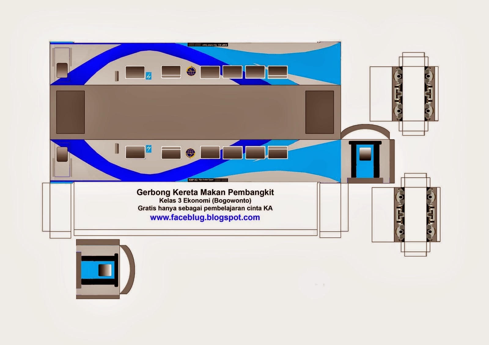 paper craft kereta api indonesia: Paper Craft kereta api indonesia