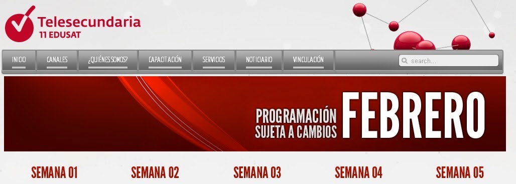 David de la Cruz López: PROGRAMACIÓN TELEVISIVA: FEBRERO SEMANAS 01 A 04