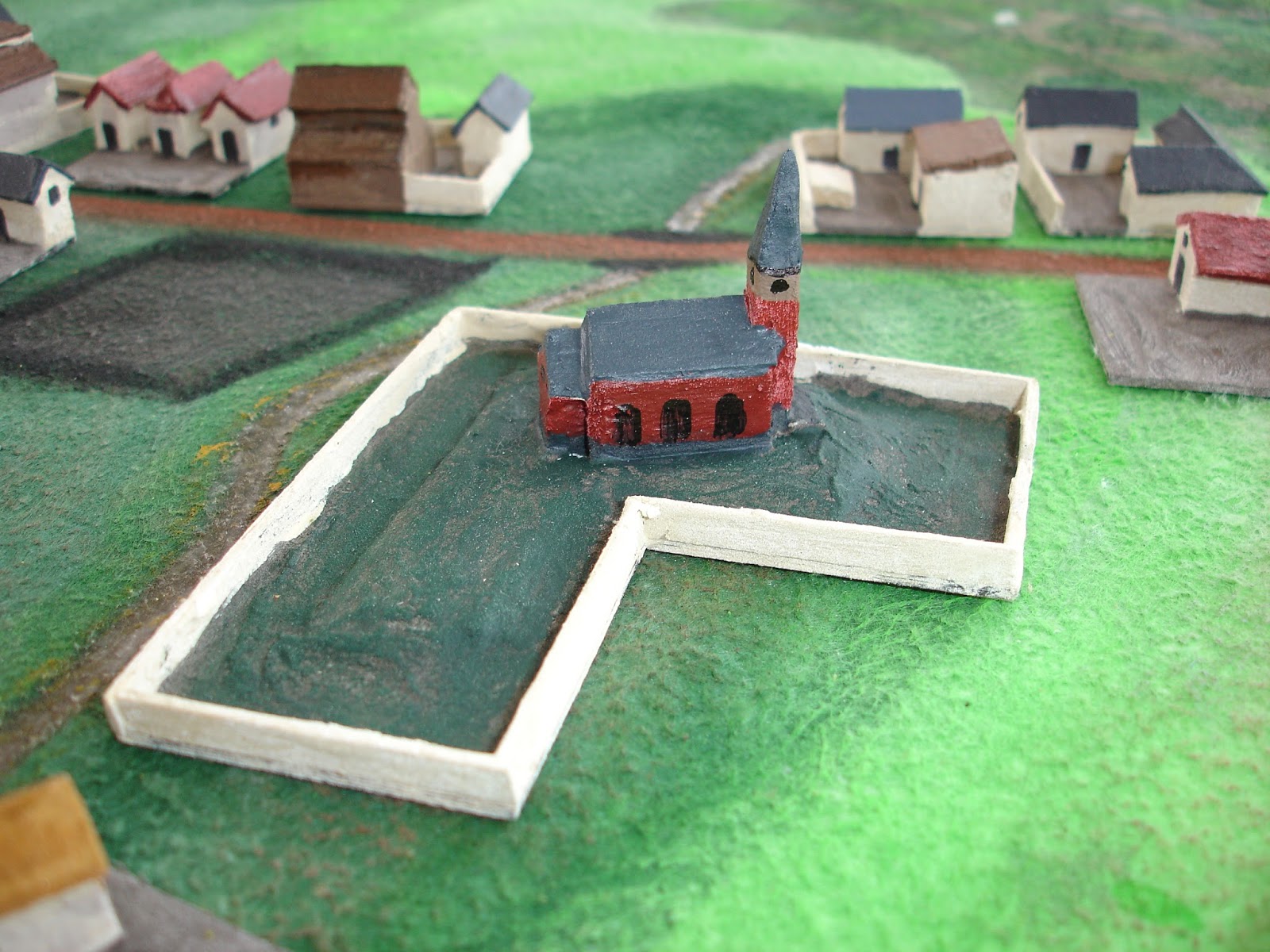Napoleonic Wargaming Society: Waterloo 2015 in 15mm - The Buildings