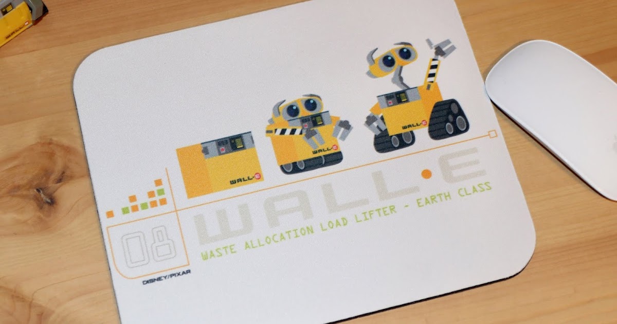 Dan the Pixar Fan: Wall·E Mousepad (from Zazzle)