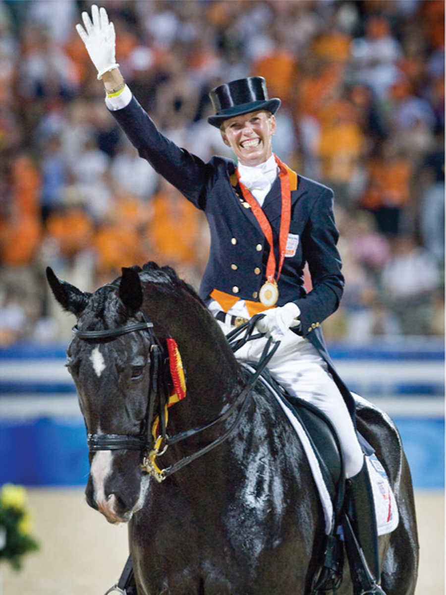 Anky van Grunsven for 7th time at Olympic Games and fashion designer ...