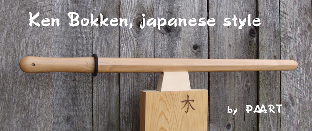 paart budo buki: Simple Ken wooden sword