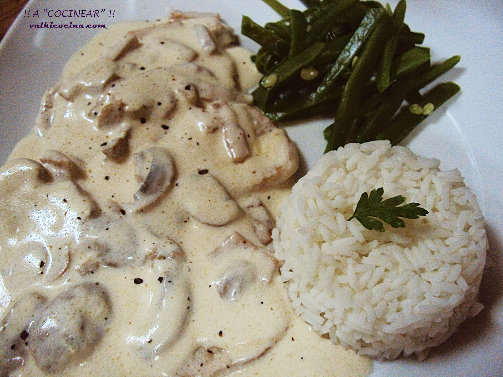 ESCALOPINES DE LOMO A LA CREMA | ¡¡A COCINEAR!! Recetas valkicocina.com