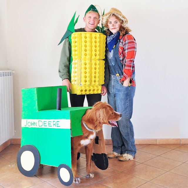 Little Sloth: Scarecrow, Corn, Tractor: Family Farm Costume DIY