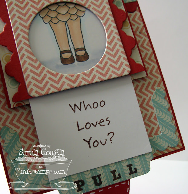 THinkING STAMPS: Peek-a-boo Trio Pull Card