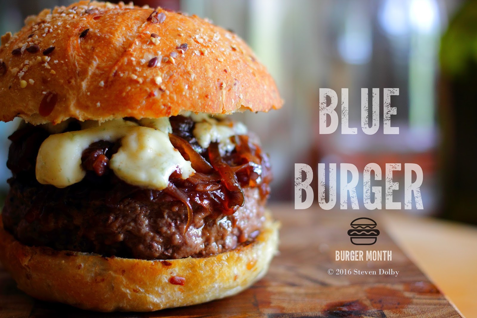 Blue Burger by Steven Dolby