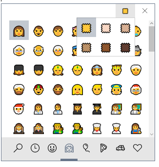 Emojis ... Windows Full Stop