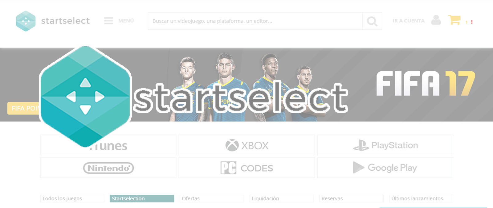 Startselect, nueva forma de comprar videojuegos ~ Ahora Juego Yo