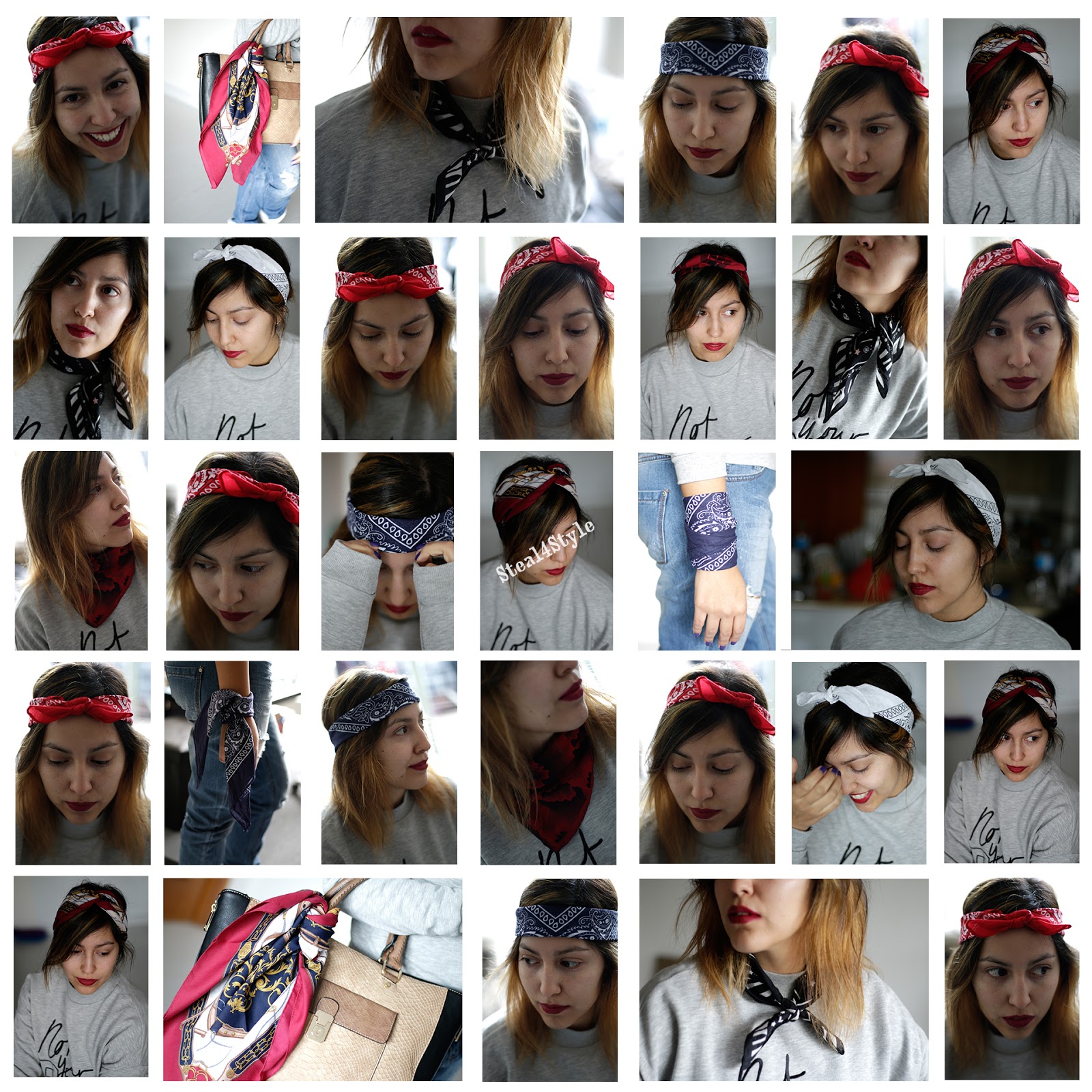 Steal 4 Style: Cómo ponerse una bandana o pañuelo