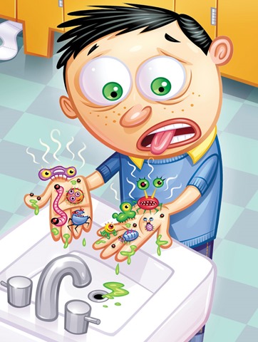 tus manos son la responsable de los germenes y bacteria que entran en ...