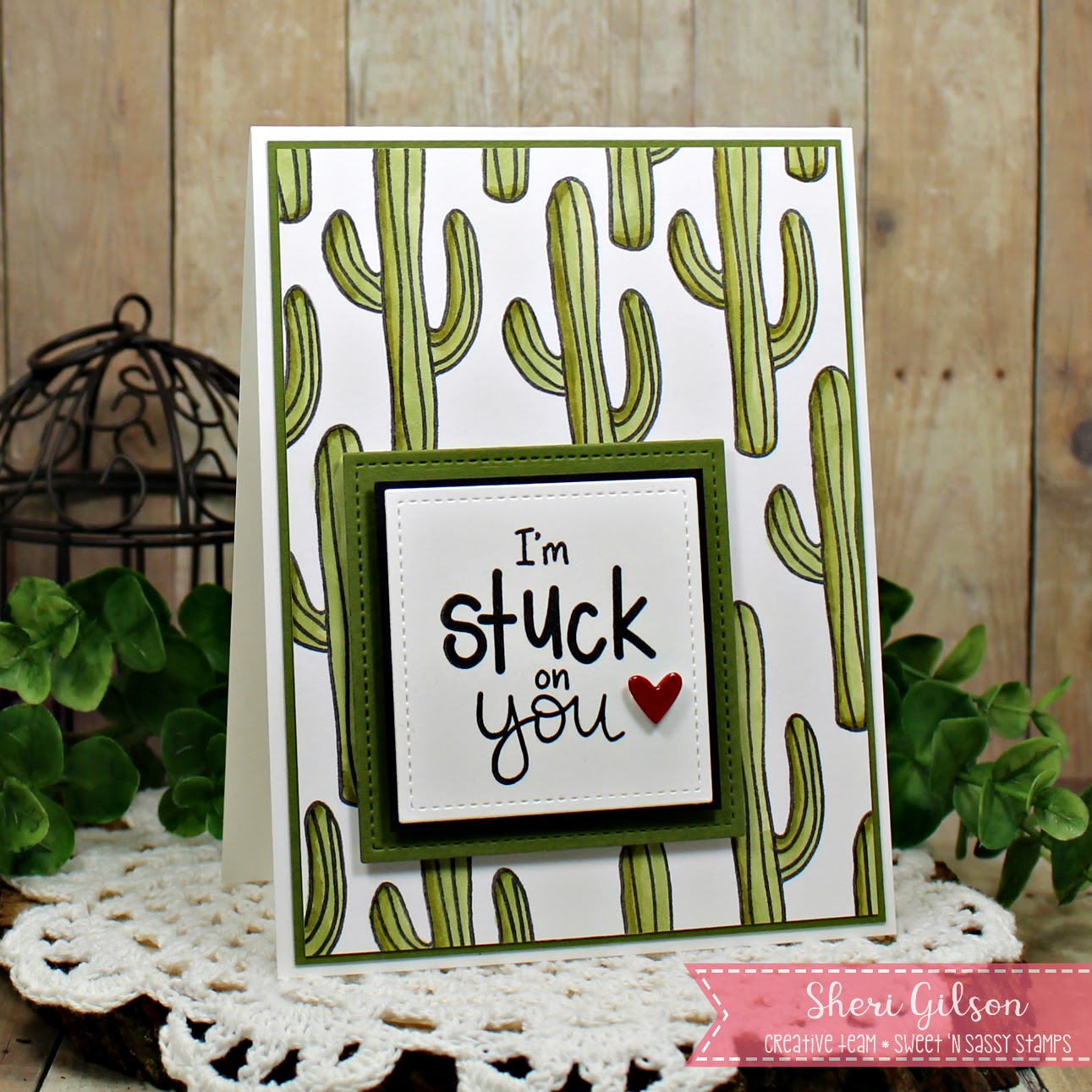 Paper Crafty's Creations : Sweet 'N Sassy Stamps | I'm Stuck on You
