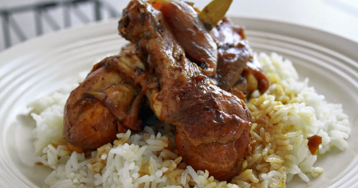 THE PANTRY PANDA: Chicken Adobo and Rice.