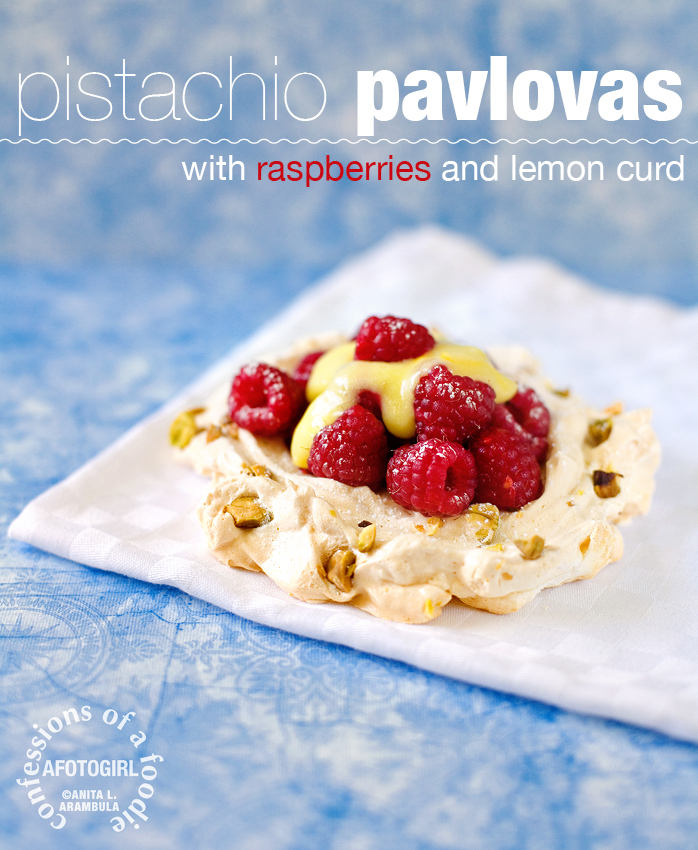 { a breath } conquering meringue & { a bite } pistachio pavlovas with ...