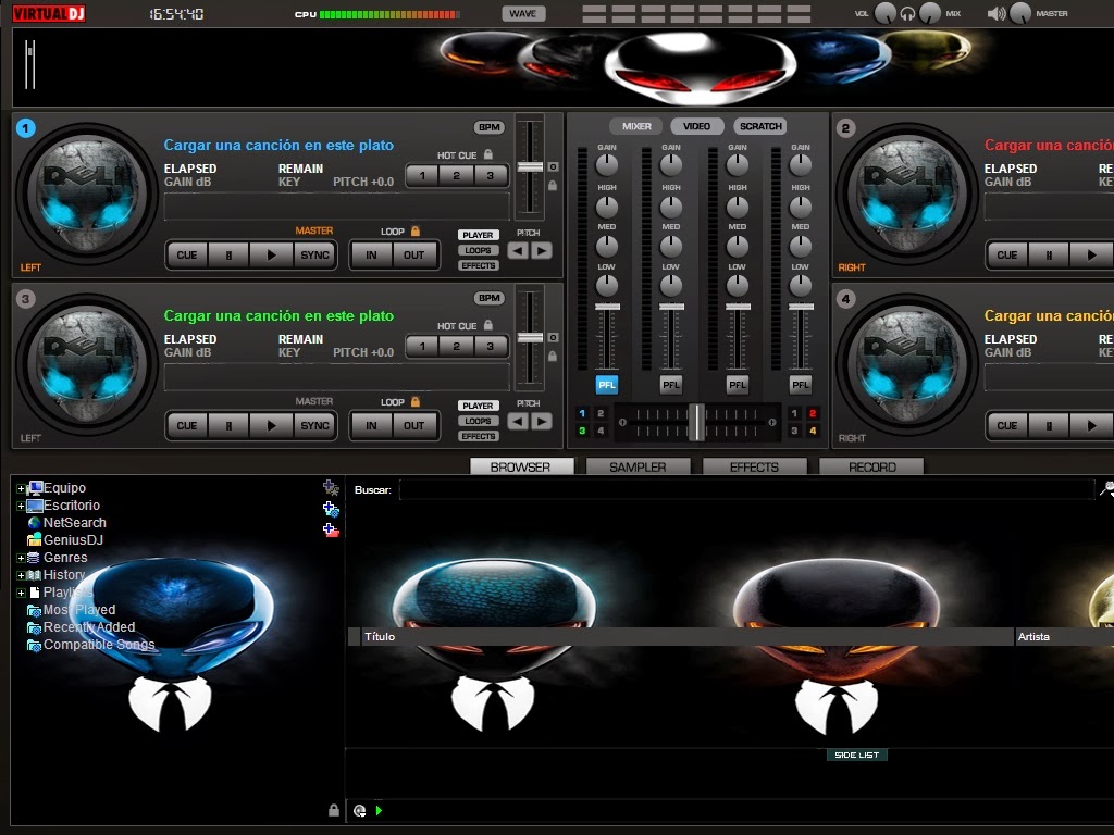 pruevas: skin vdj: Alien