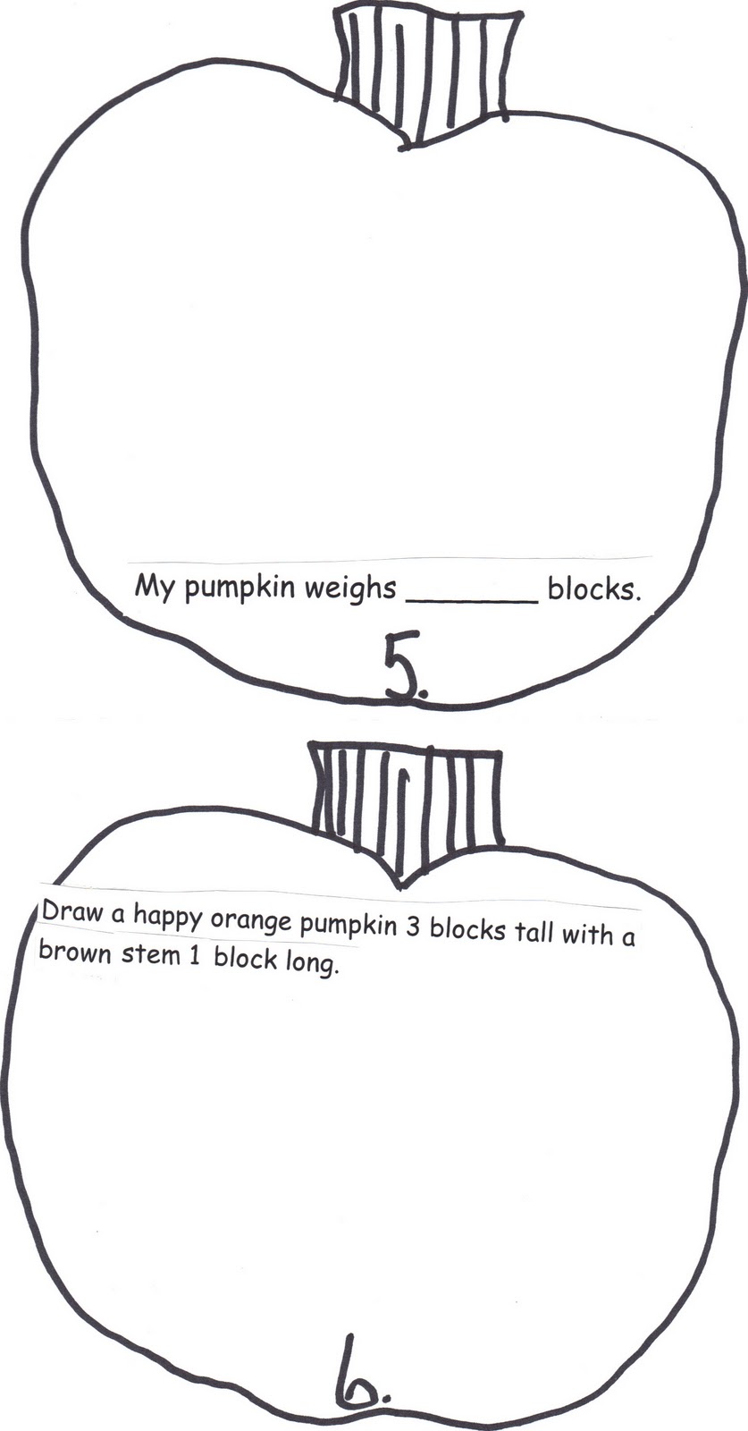 The Very Busy Kindergarten: Pumpkin Math