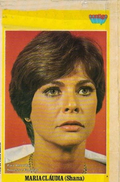 Para Recordar Novelas e Famosos: MARIA CLÁUDIA "Poster Contigo"