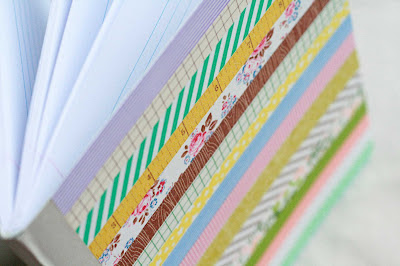 The Creative Place: DIY :: Lovely Washi Tape Notebook