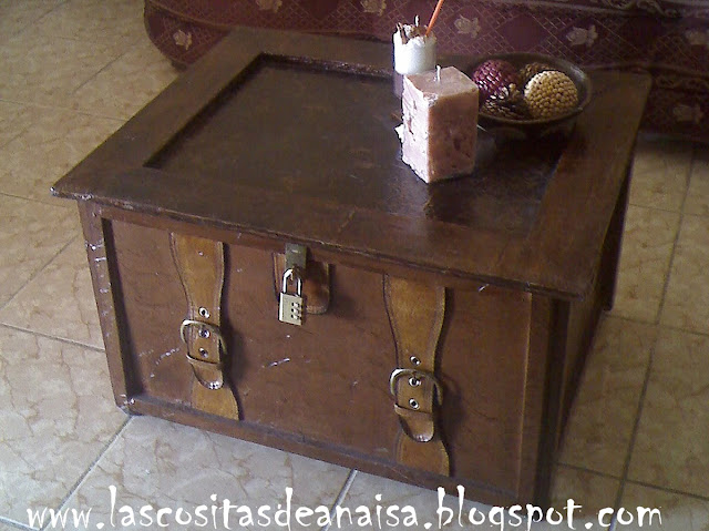 El taller de Anaisa: Baúl con caja de cartón (tutorial)