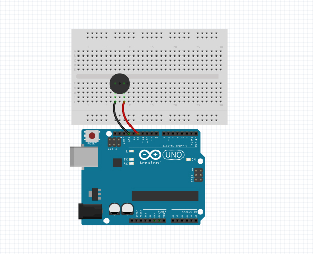 Sam's Neat Project Blog CODE: Piezo Buzzer: Code and Fritzing