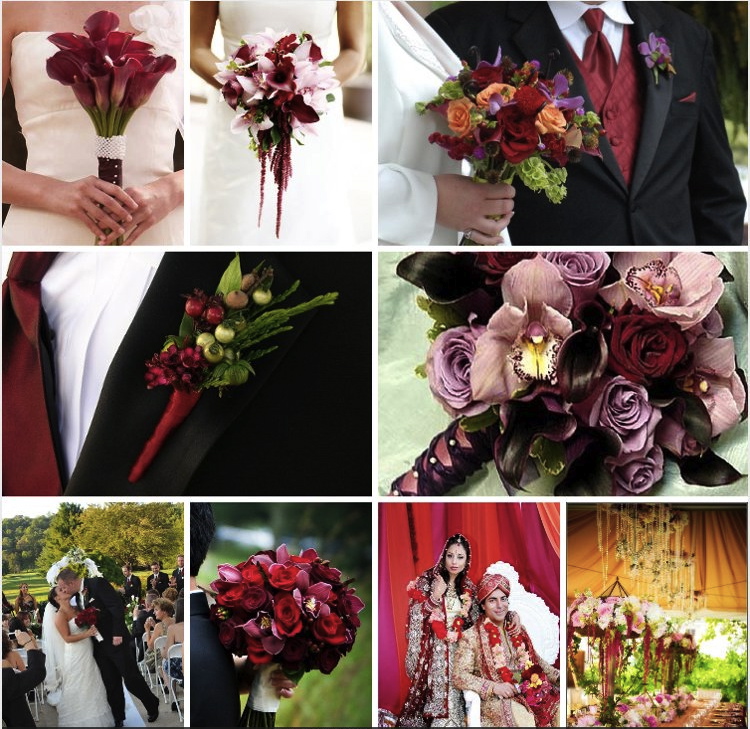 Viva la sposa!: Rich lush Reds...