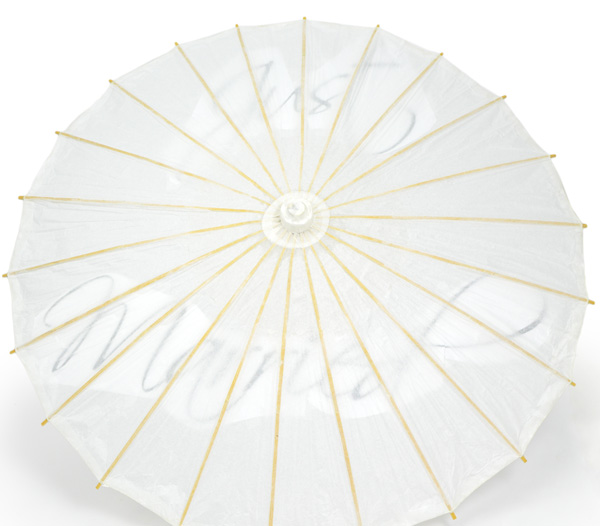 Party Ideas by Mardi Gras Outlet: DIY: Personalized Wedding Parasol ...