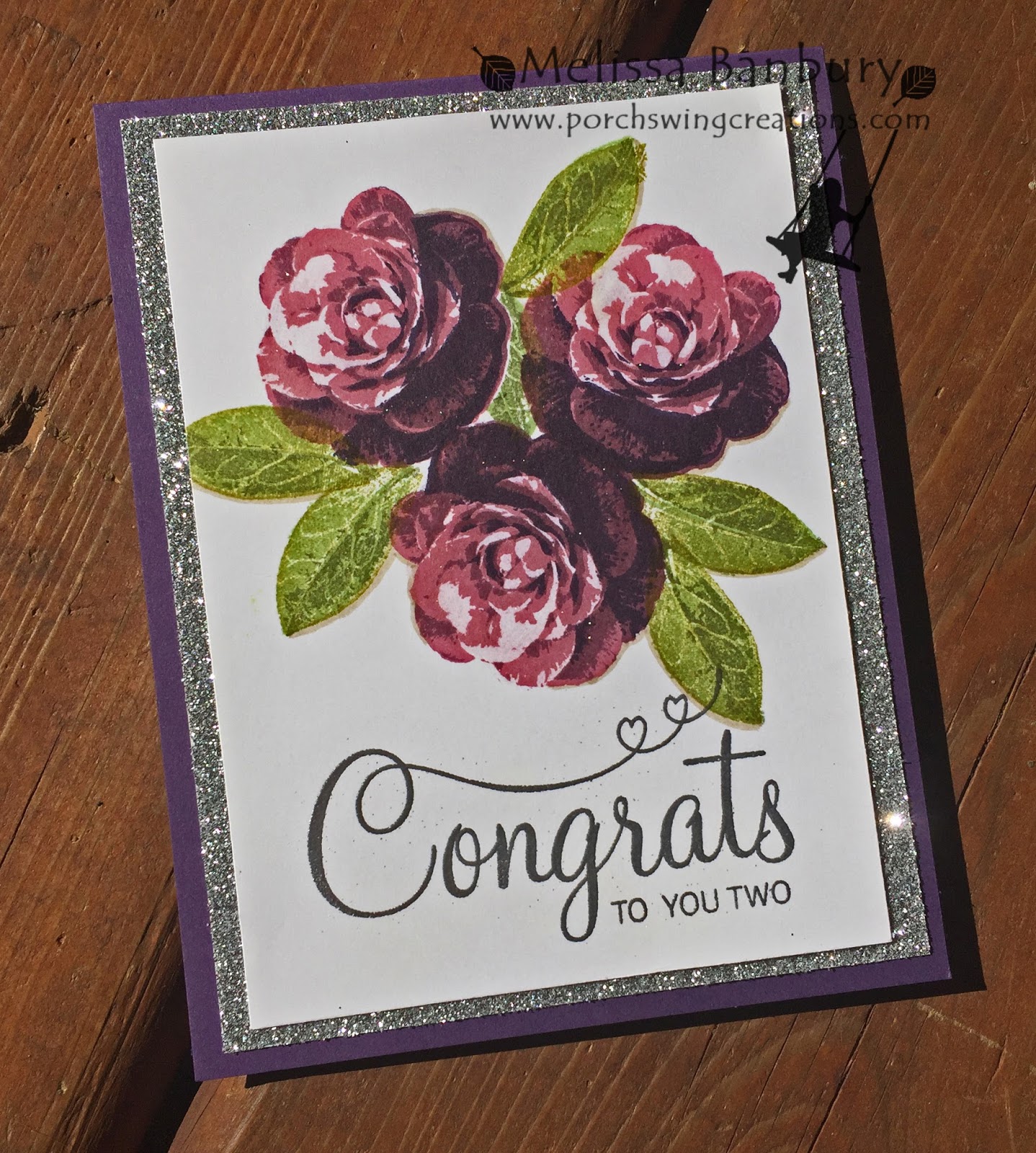 Porch Swing Creations: Picture Perfect Day Wedding Card