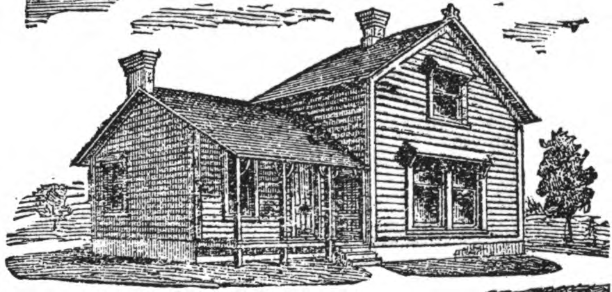 19th Century Historical Tidbits: 1885 Rural House Designs