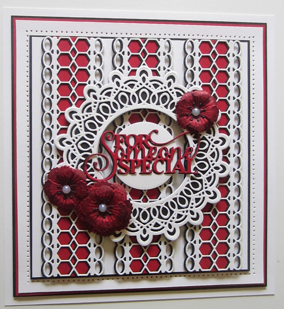 PartiCraft (Participate In Craft): Red Carnation Card