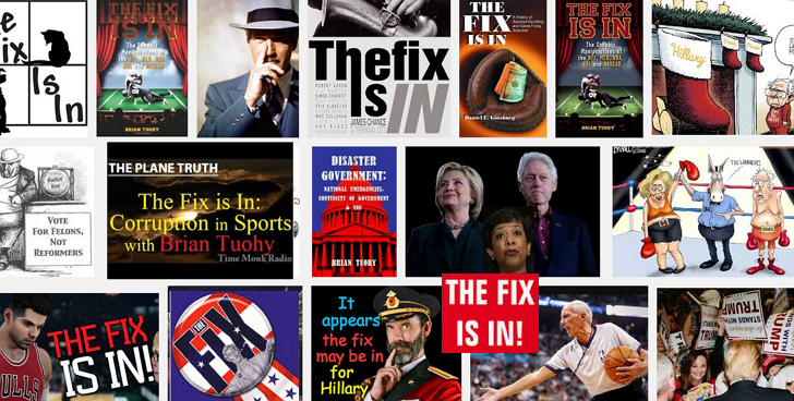 더 픽스 이즈 인 뜻 the fix is in 조작 造作 꾸며냄