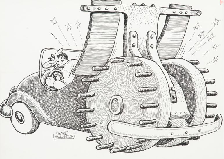 Just A Car Guy: Basil Wolverton, legendary Golden Age comic book artist ...