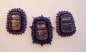 How to Make Beaded Bezels for Cabochons ~ The Beading Gem's Journal