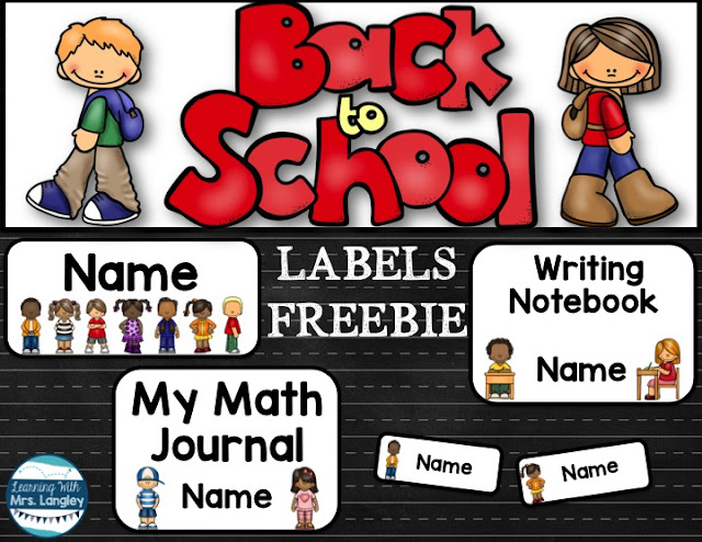 Kinder Tribe: Back to School Label Freebie