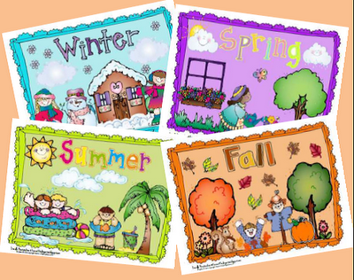 Krazee 4 Kindergarten: Four Seasons Poster Set