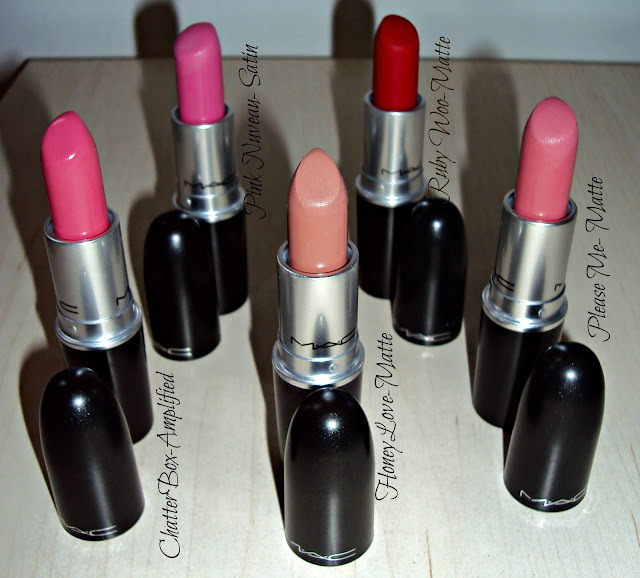 Pele Pêssego: Batons MAC!