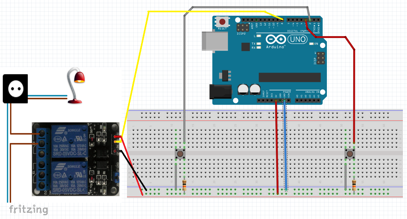 At Mo Production Menghidupkan Lampu Menggunakan Arduino Dan Push Button