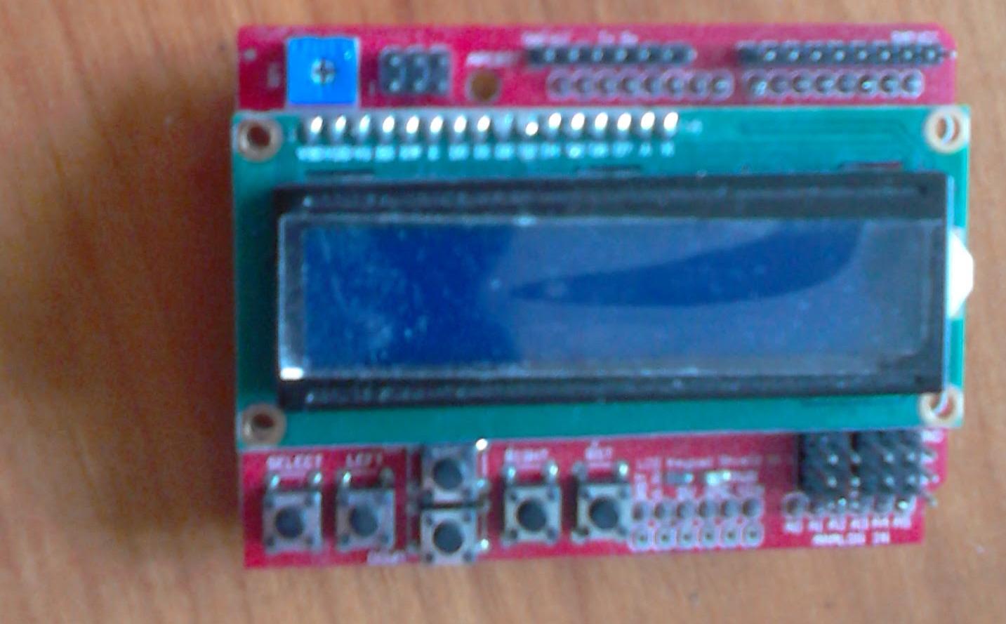 The Jeronimusnet Blog Arduinoshieldlcdkeypad