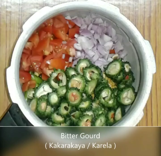 bitter gourd toor dal | kakarakaya kandi pappu - Special Desi Recipes ...