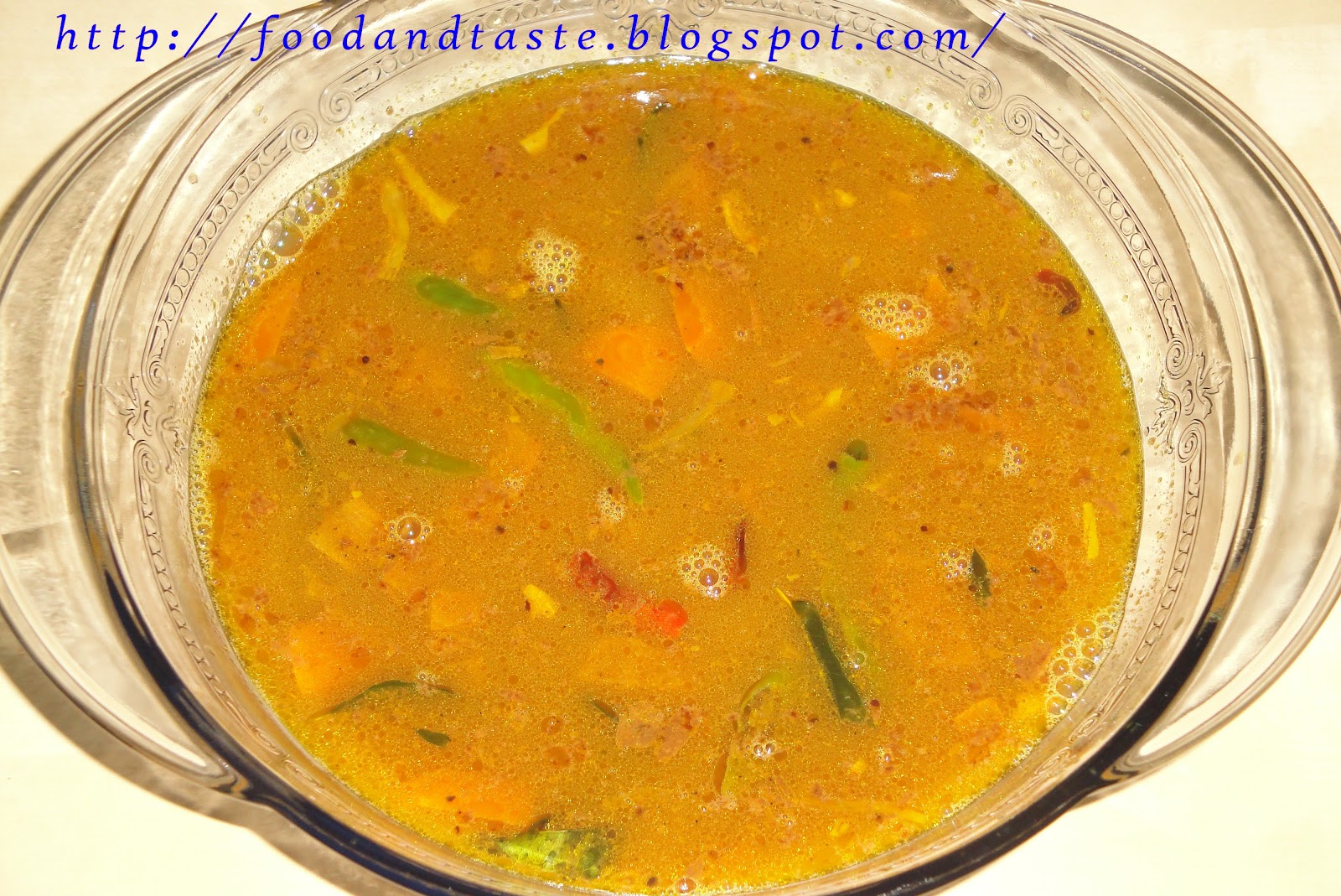Food and Taste: Kollu Rasam(Horse gram soup)- Kerala Recipe