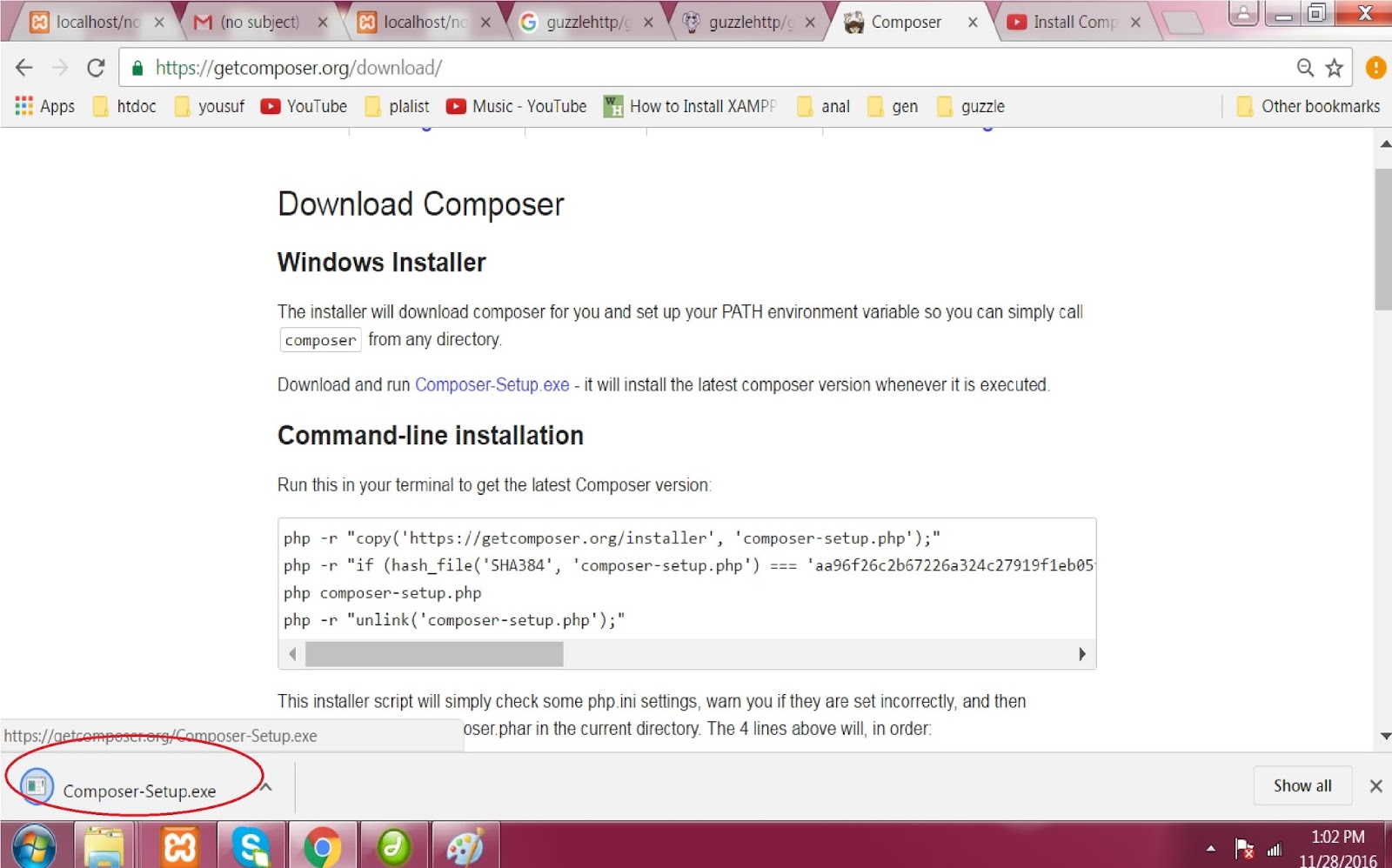 Code The Complex!: Learn how to install Composer on Windows!
