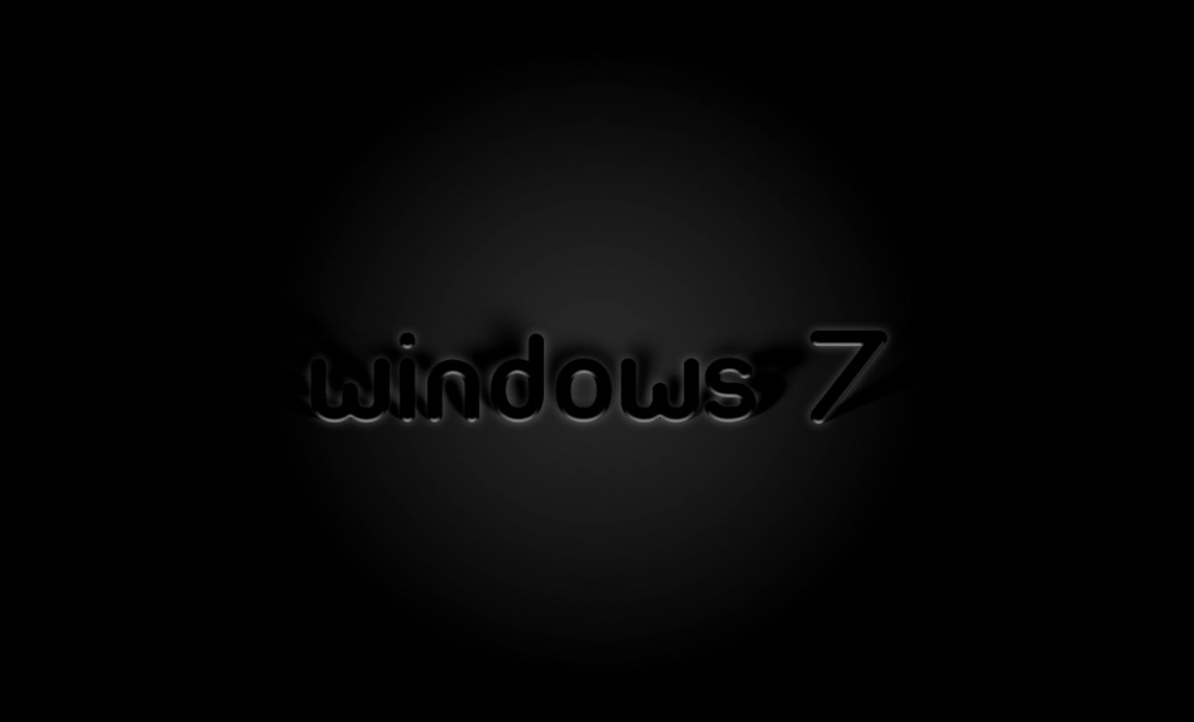 Windows 7 White Dark Wallpaper | Wallpapers Quality