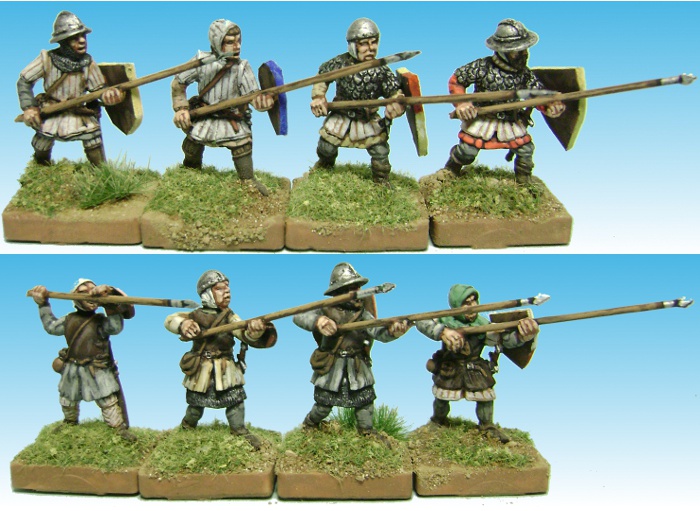 Igwarg Studio: Mirliton Medieval Infantry, 13th-14th century