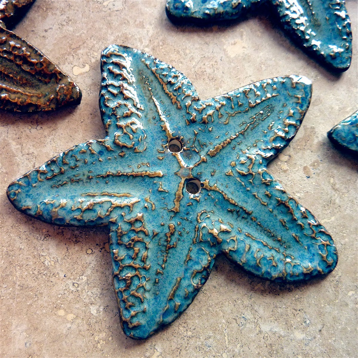 StarfishButtons04.JPG (1200×1200) | Ceramic bead jewelry, Buttons ...